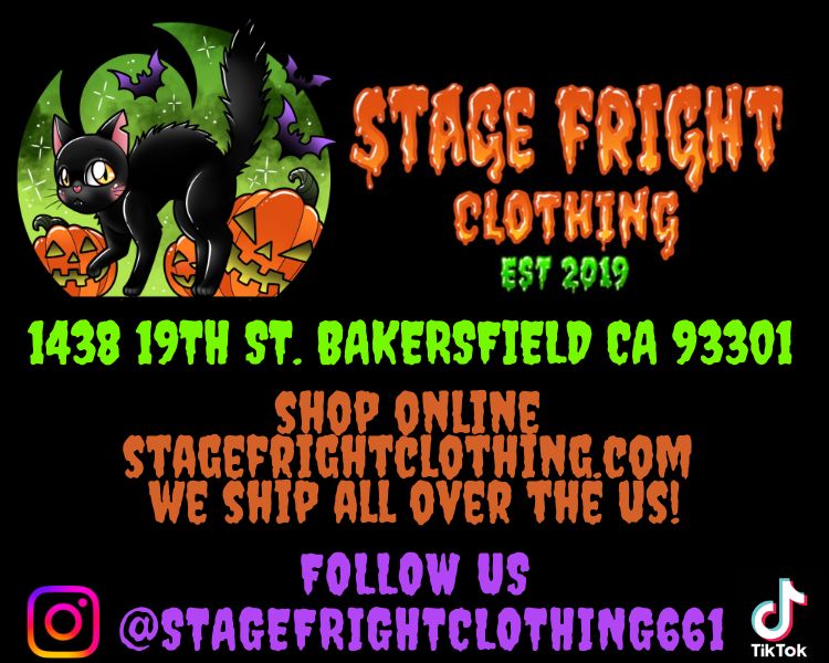 Premier Rock & Horror Store – Stage Fright Clothing